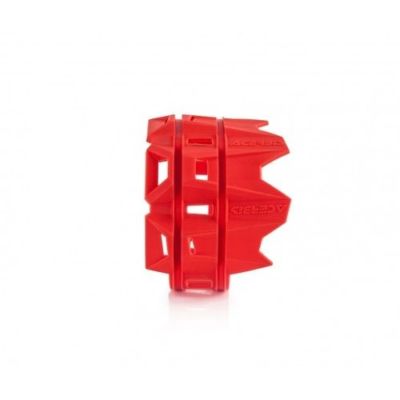 Acerbis Red Universal MX Motorcycle Exhaust Muffler Protector ...