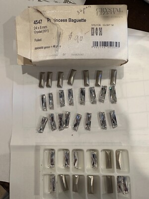 Swarovski Stones Crystal Baquette 24x8 36 pcs NEW | eBay