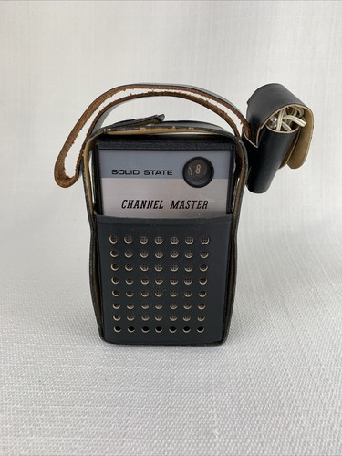 Channel Master Transistor Solid State Radio Model 6457 With Case & Ear ...