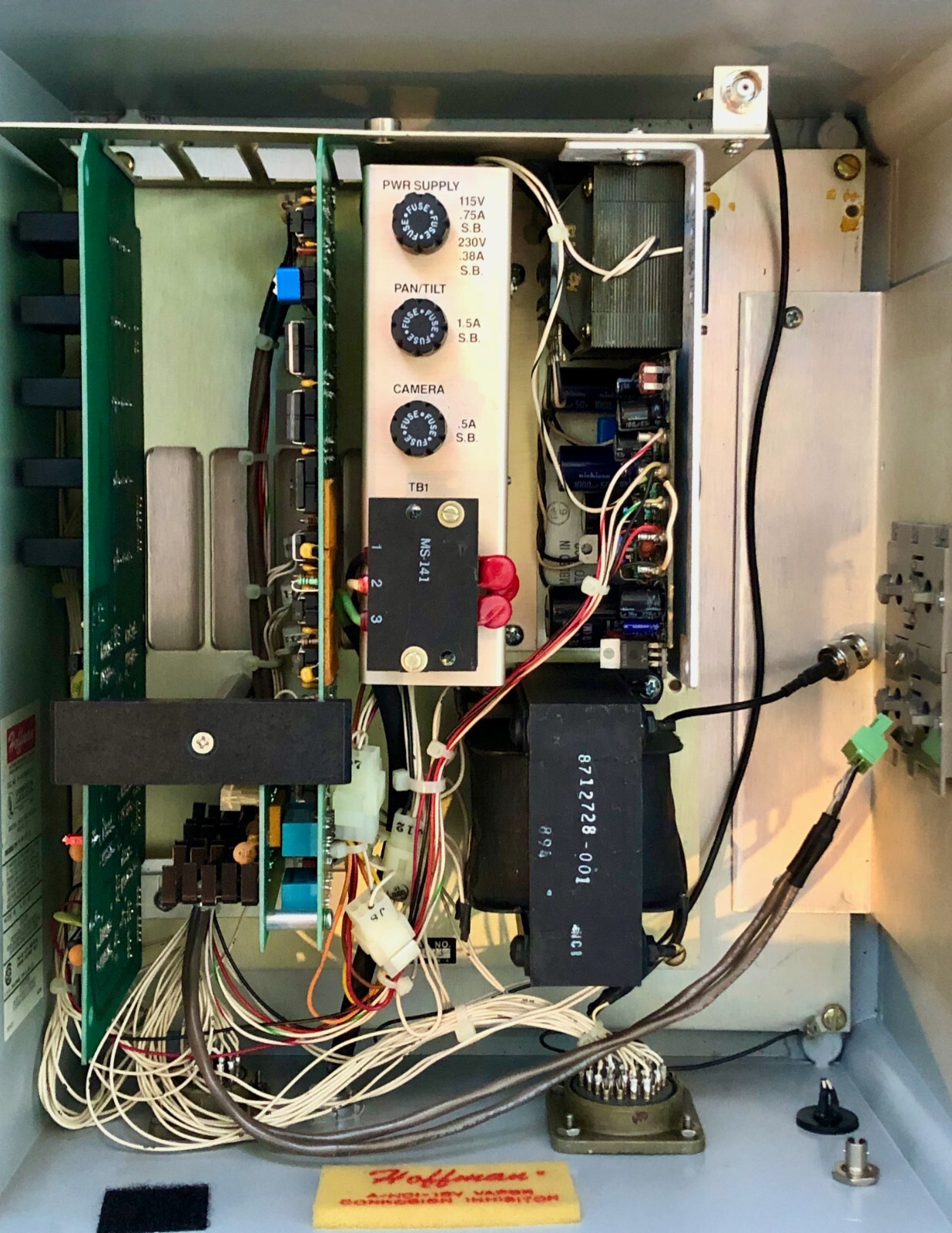 Cohu Microprocessor Camera Control Receiver Hoffman Enclosure MPC-D-146 ...