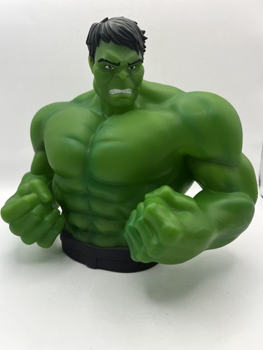 Incredible Hulk PVC Molded Plastic Coin Bust Bank Marvel Universe 3D ...