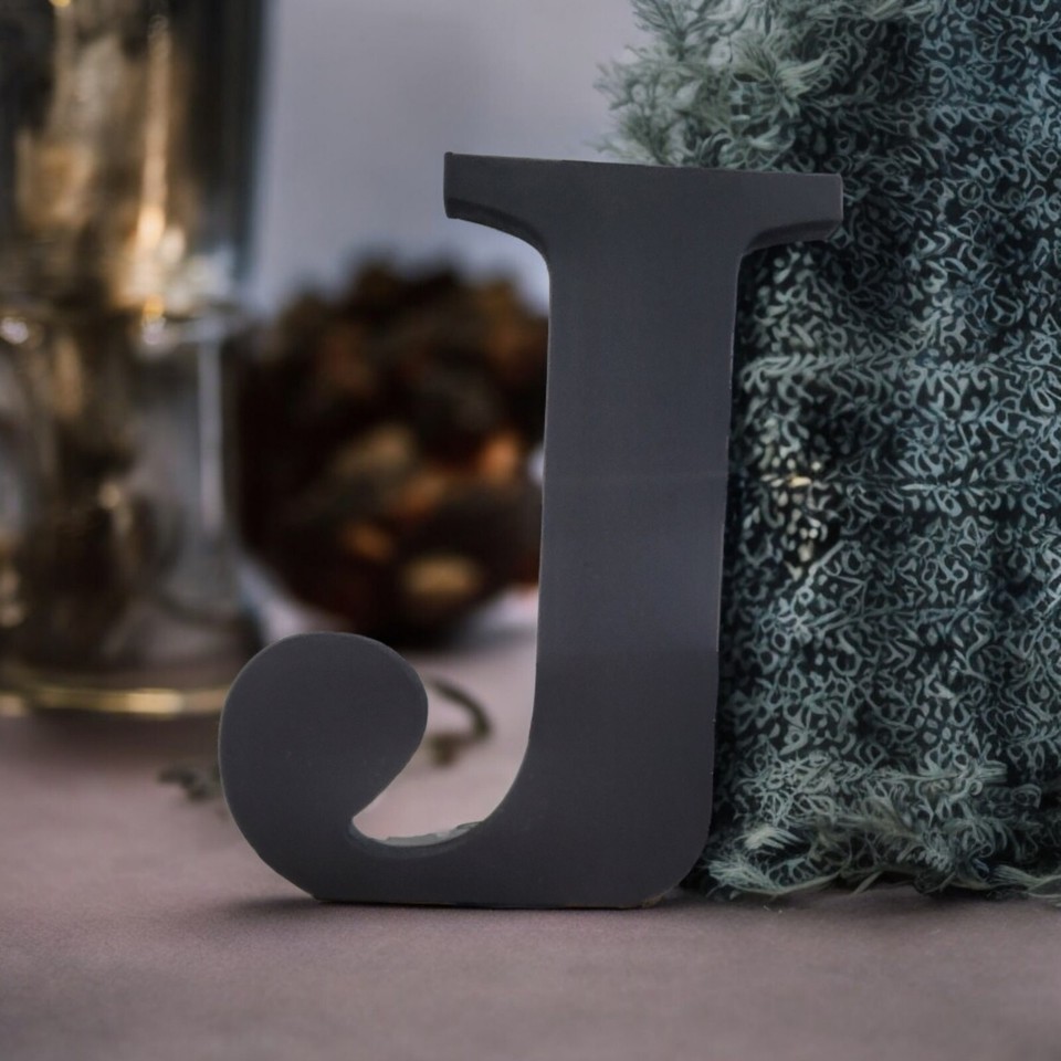 Black Large Wooden Letters, & Signs Ampersands, Big Black Letters ...