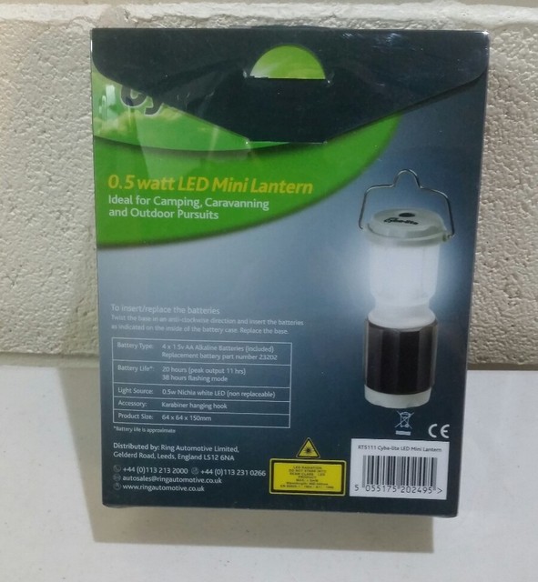 RT5111 Ring Cyba-lite LED Mini Lantern Camping Light Caravan for sale ...