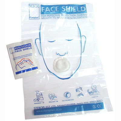 Foil Wrapped CPR Face Shield Mask - Resusciade FaceShield - mixed ...