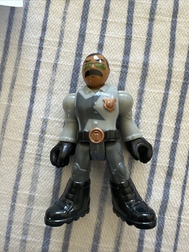 Set Of Two Fisher Price Imaginext Figurines Policeman And Firefighter 3 ...
