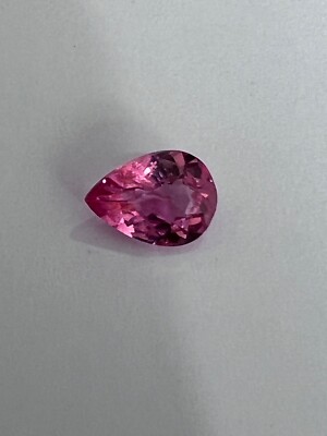 Alluring PINK SPINEL FROM MEHENGE PEAR SHAPE 6.5X9 CTS- 1.55. | eBay