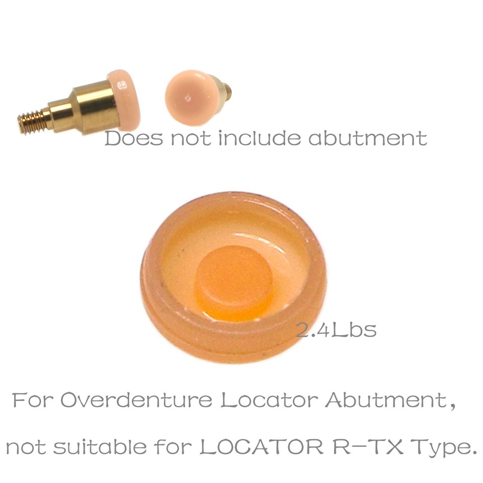US Dental Attachment Overdenture Locator Retention Cap Male Cap Inserts ...