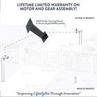 GHOST CONTROLS Mounting Pedestal Outdoor for Automatic Gate Opener ...