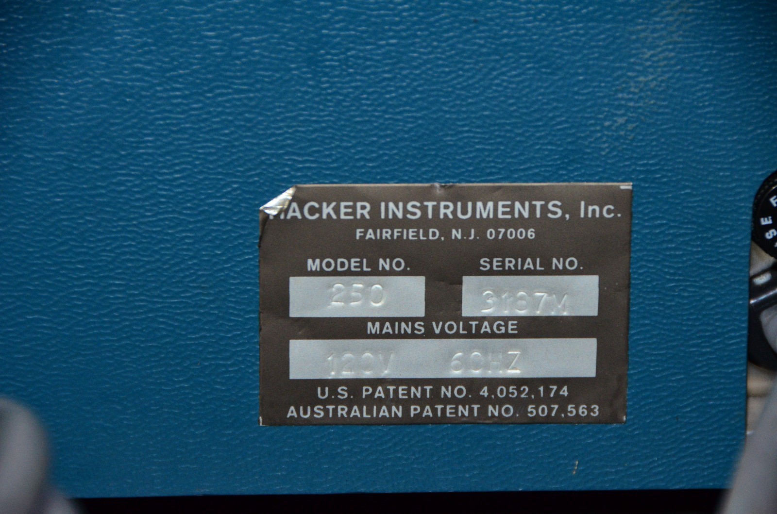 Hacker Instruments H/I-76 Microtome Knife Sharpener Model 250 w ...