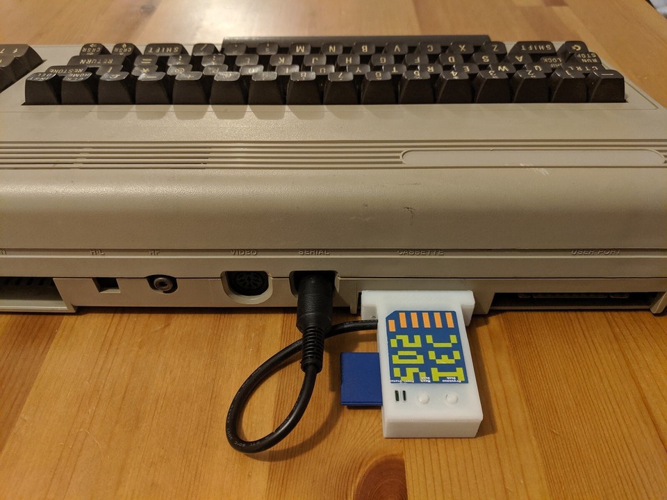 New SD2IEC Adapter SD Card Reader for Commodore 64 128 C64 C128 VIC 20 ...