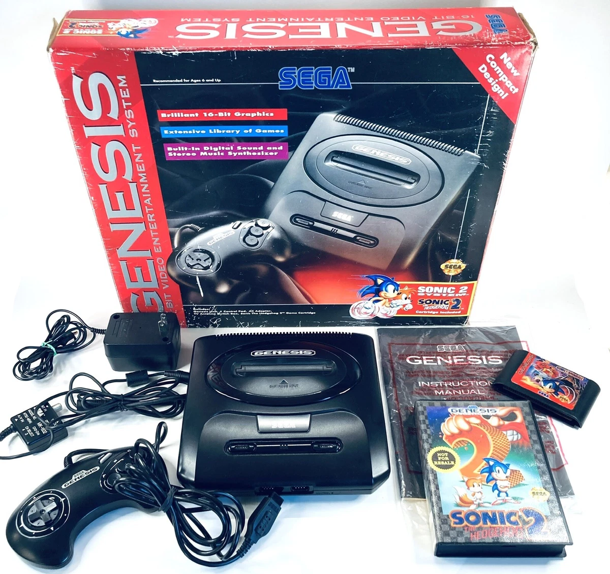 Sega Genesis Box Sonic 2