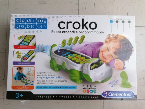 Jouet neuf CROKO ROBOT CROCODILE PROGRAMMABLE - Coding Lab - Clementoni ...