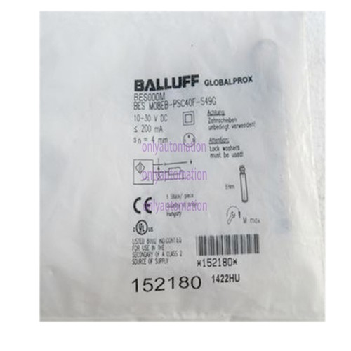BALLUFF BES M08EB-PSC40F-S49G(BES000M) Inductive Standard Sensors PNP ...