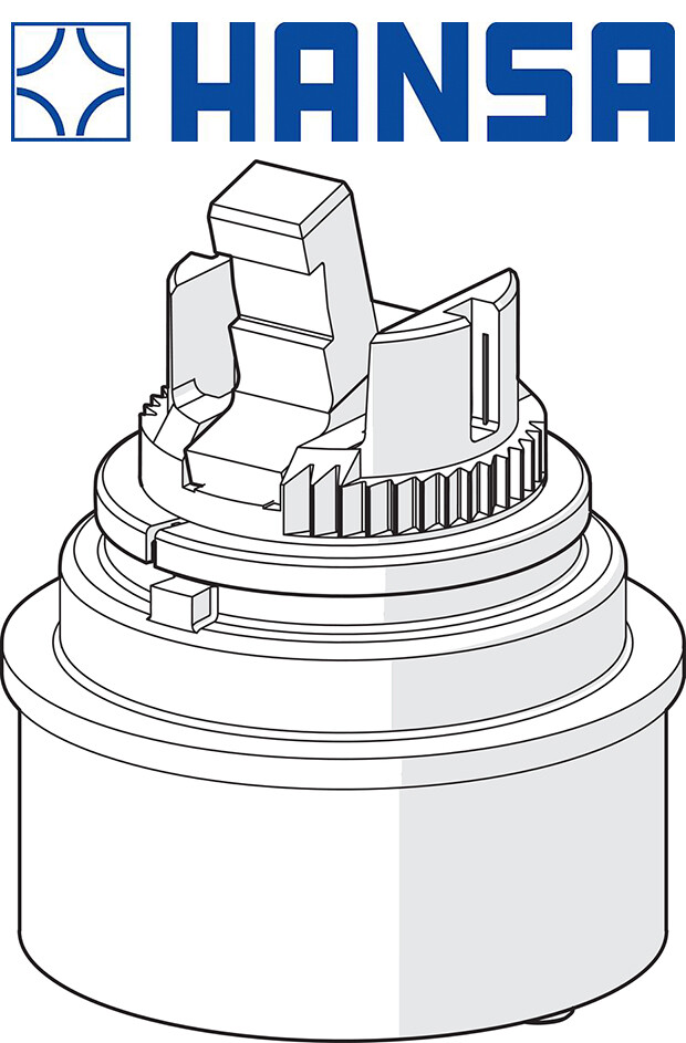 HANSA 59904601 Eco Kartusche Steuerpatrone Waschtisch-, Bade-+ Brause ...
