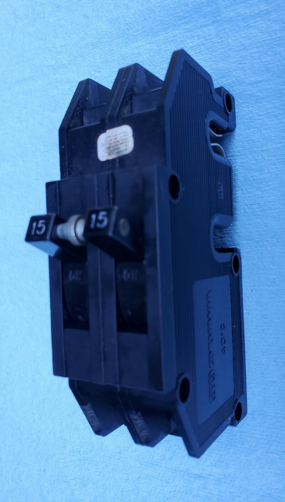 Zinsco GTE Sylvania 2 pole 15 amp type QC circuit breaker | eBay