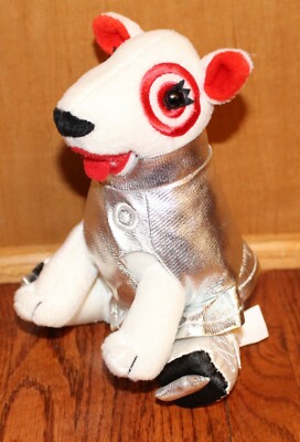 Target Bullseye Skate Themed Girl Dog 7" Plush Bean Bag, Edition 1 | eBay