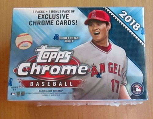 2018 Topps Chrome Baseball factory sealed blaster box Shohei Ohtani | eBay