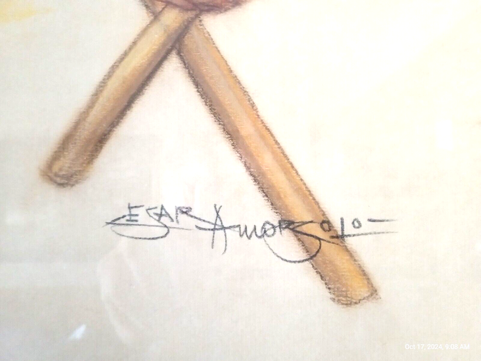 Cesar Amorsolo (Philippine Artist) Portrait of Imelda Marcos 29x23 1950 ...