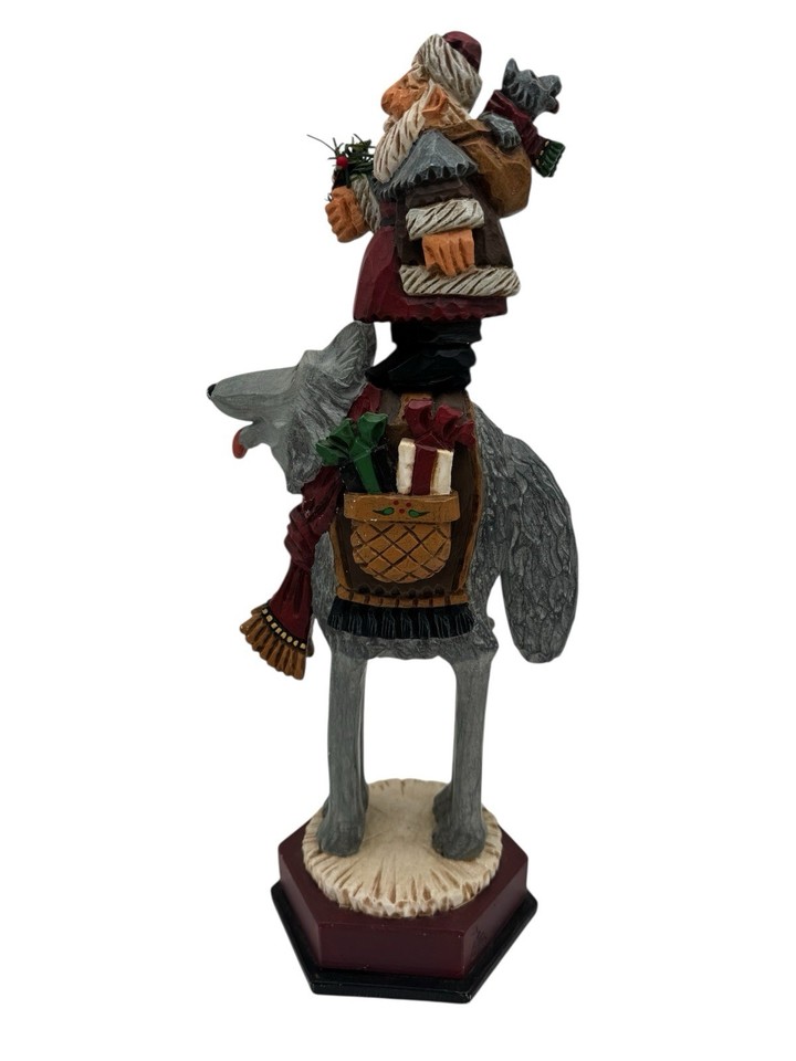 Vintage 1998 David Frykman Santa Figurine Tannenbaum Timberwolf #1493/ ...