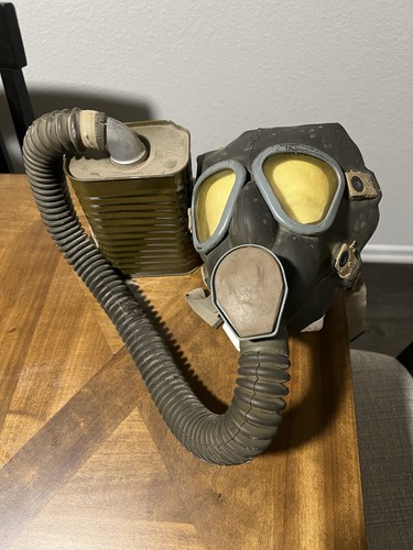 WW2 US Army Service M2 A1 Gas Mask 1941 | eBay