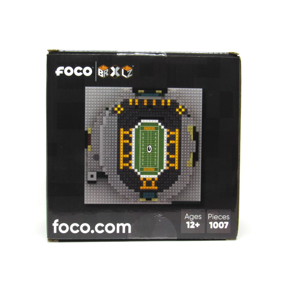 FOCO BRXLZ Green Bay Packers Lambeau Field Building Set Open Box New ...