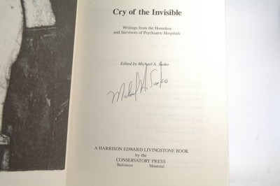 Signed First Edition - Cry of the Invisible: Writings from the Homeless ...