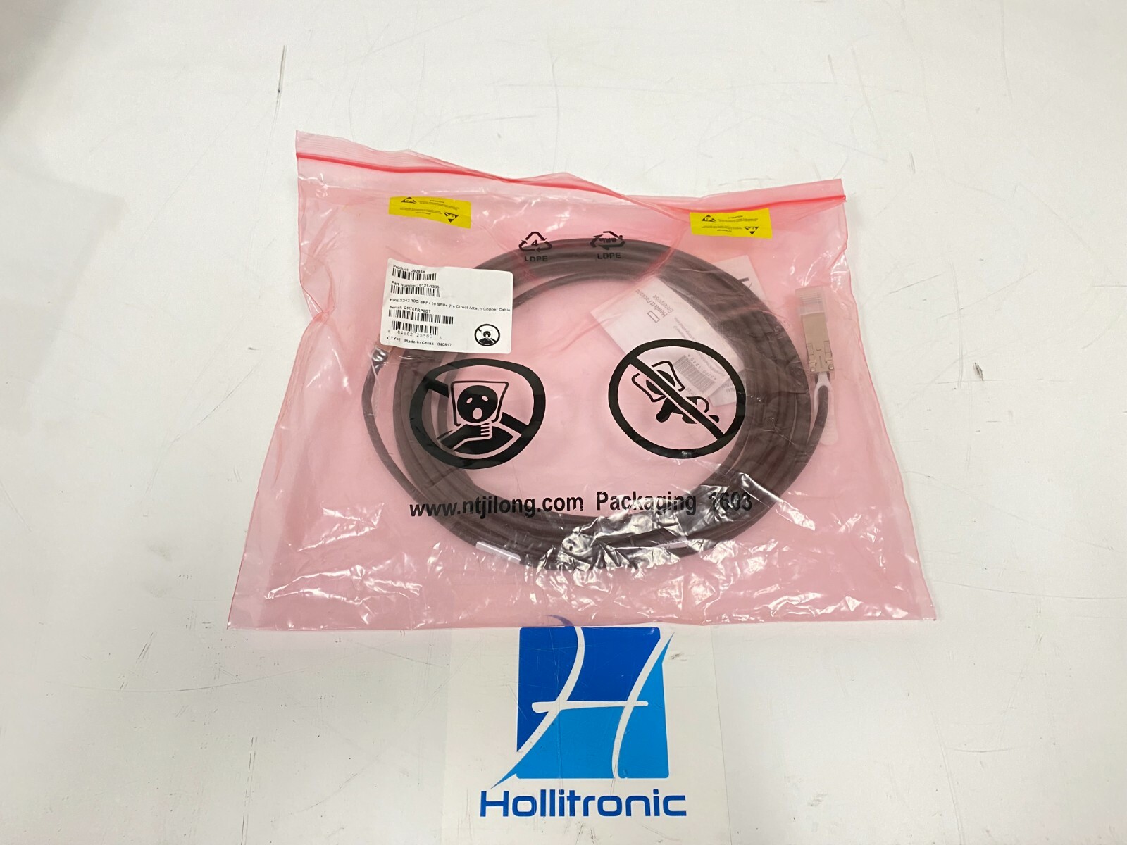 Aruba 10G SFP+ to SFP+ DAC Cable - 23ft (J9285D) for sale online | eBay