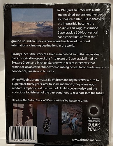 Luxury Liner - The First Ascent of SUPERCRACK [DVD, 013964155358] Documentary 13964155358| eBay