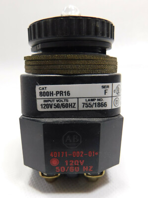 Allen Bradley 800H-PR16 Pilot Light No Box | eBay
