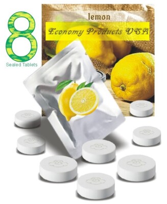 Lemon Scent Tablets for Vacuum Cleaners, Cars, Trash Cans, Office Long ...