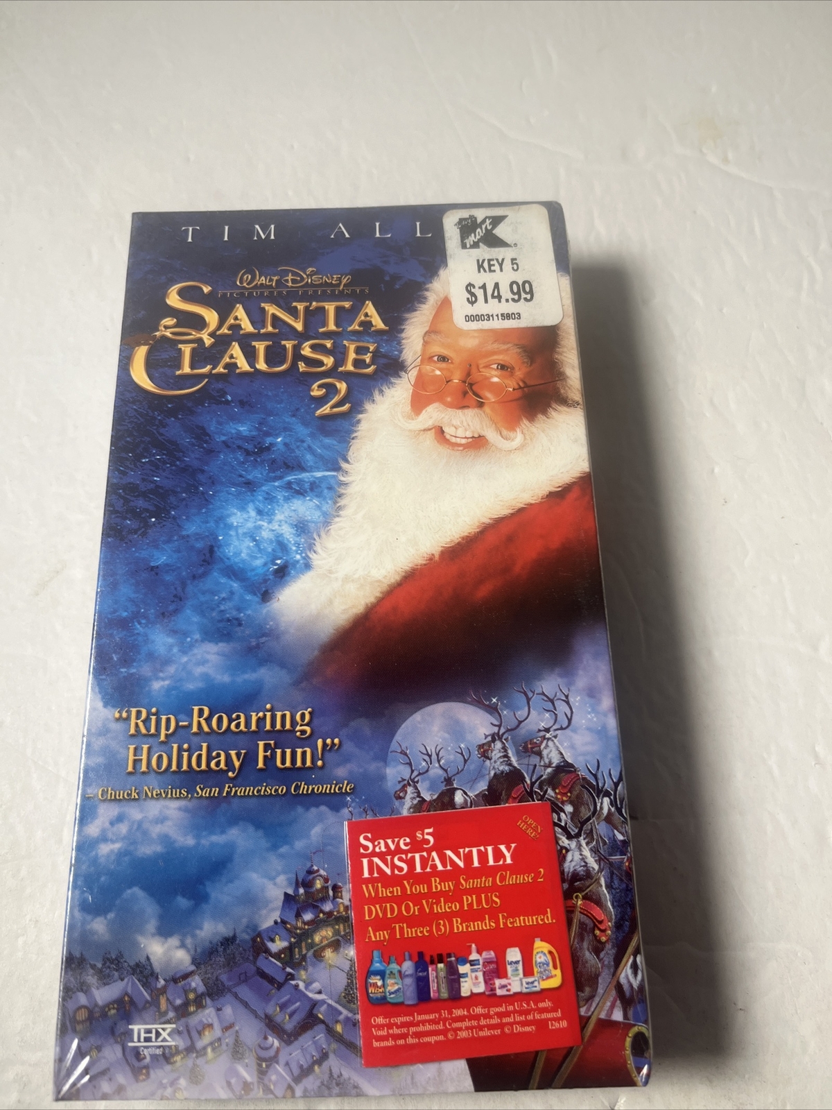 The Santa Clause 2 (VHS 2003) Christmas ~ Walt Disney Pictures ~ Tim ...