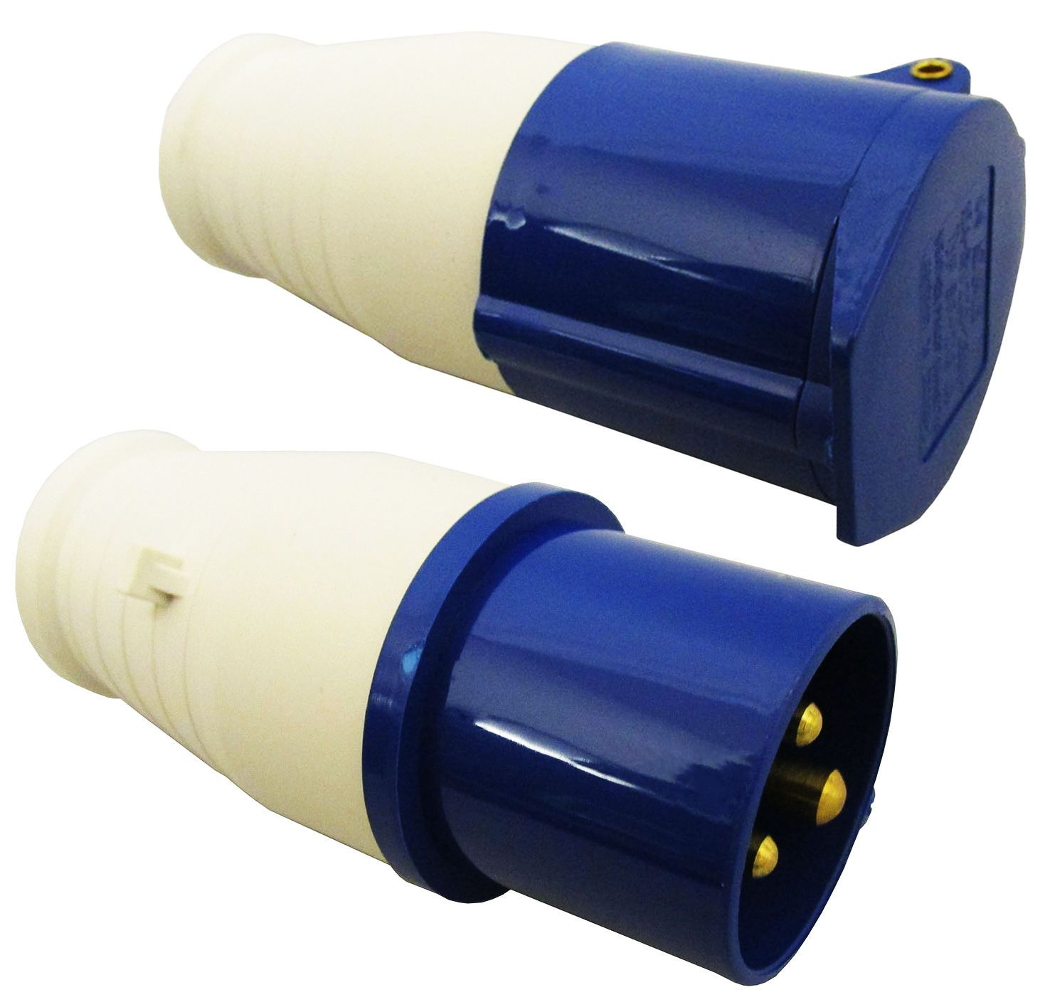 Hook Up Plug and Coupler Socket 16A IP44 – Caravan Motorhome Camping ...