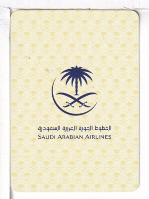 Single Airline Playing Card "Saudi Arabian, SVA 113 B" Chan/Mertens ...
