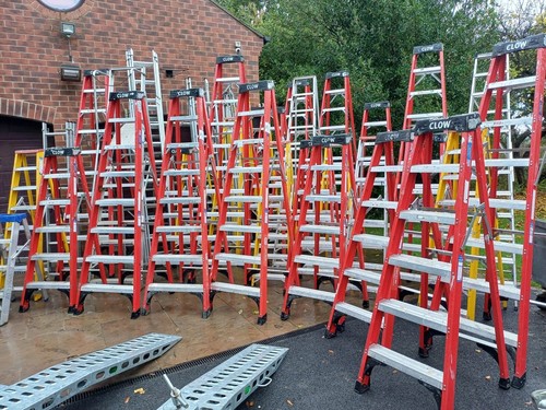 CLOW / LYTE / YOUNGMAN ALUMINIUM FIBREGLASS SCAFFOLD PODIUM LADDERS ...