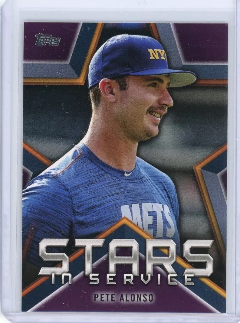 stars in service pete alonso For Sale - MAVIN