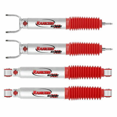 Rancho Front & Rear RS9000XL Adj. Gas Shocks for 1999-06 Silverado ...