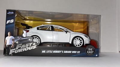 MR. LITTLE NOBODY'S SUBARU WRX "FAST & FURIOUS" F8 MOVIE 1/32 DIECAST ...