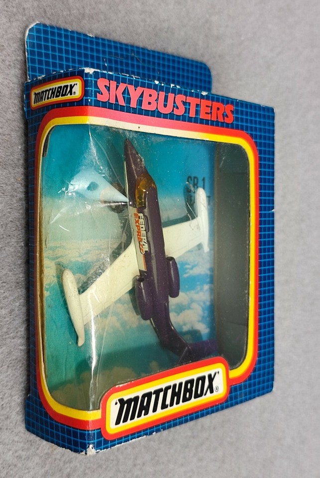 Skybusters Matchbox Airplane Model Fedex Federal Express 1987 New ...