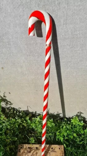 Red White Color Finished like Candy Walking Perfect Christmas Santa ...