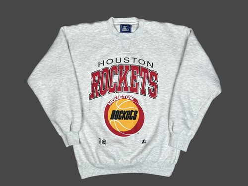 Houston Rockets Sweatshirt NBA Rockets Starter Vintage 90s Crewneck 21. ...