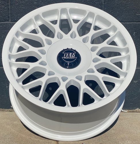 DTM-RW02 White 17x8.5 +35 BMW 5x120 BMW 318ti compact hatch Standard ...
