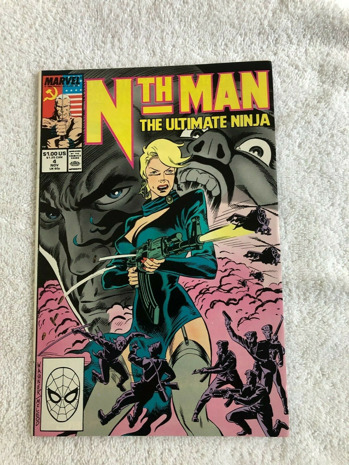 Nth Man the Ultimate Ninja #4 (Nov 1989, Marvel) VF 8.0 | eBay