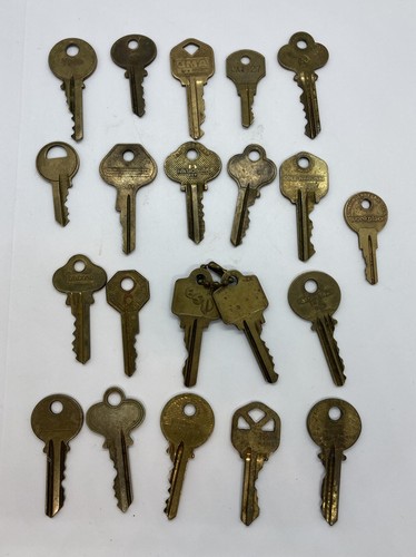 Lot 20 Random Keys As Shown All Brass Or Non magnetic As Is As Shown | eBay