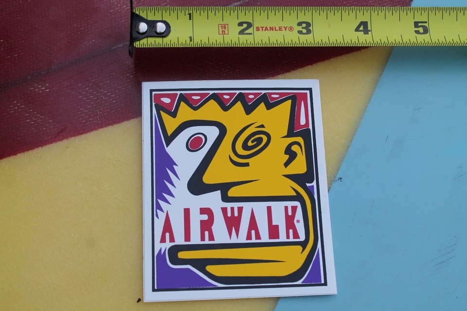AIRWALK Rare Vintage Psycho Face Footwear Vintage 80's Skateboarding ...