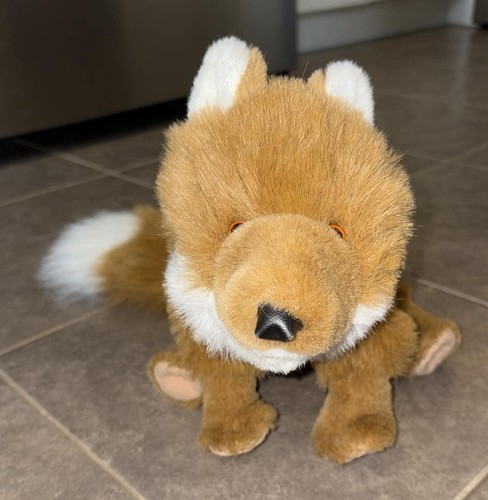 Folkmanis Red Fox Full Body 20” Plush Realistic Hand Puppet Doll ...