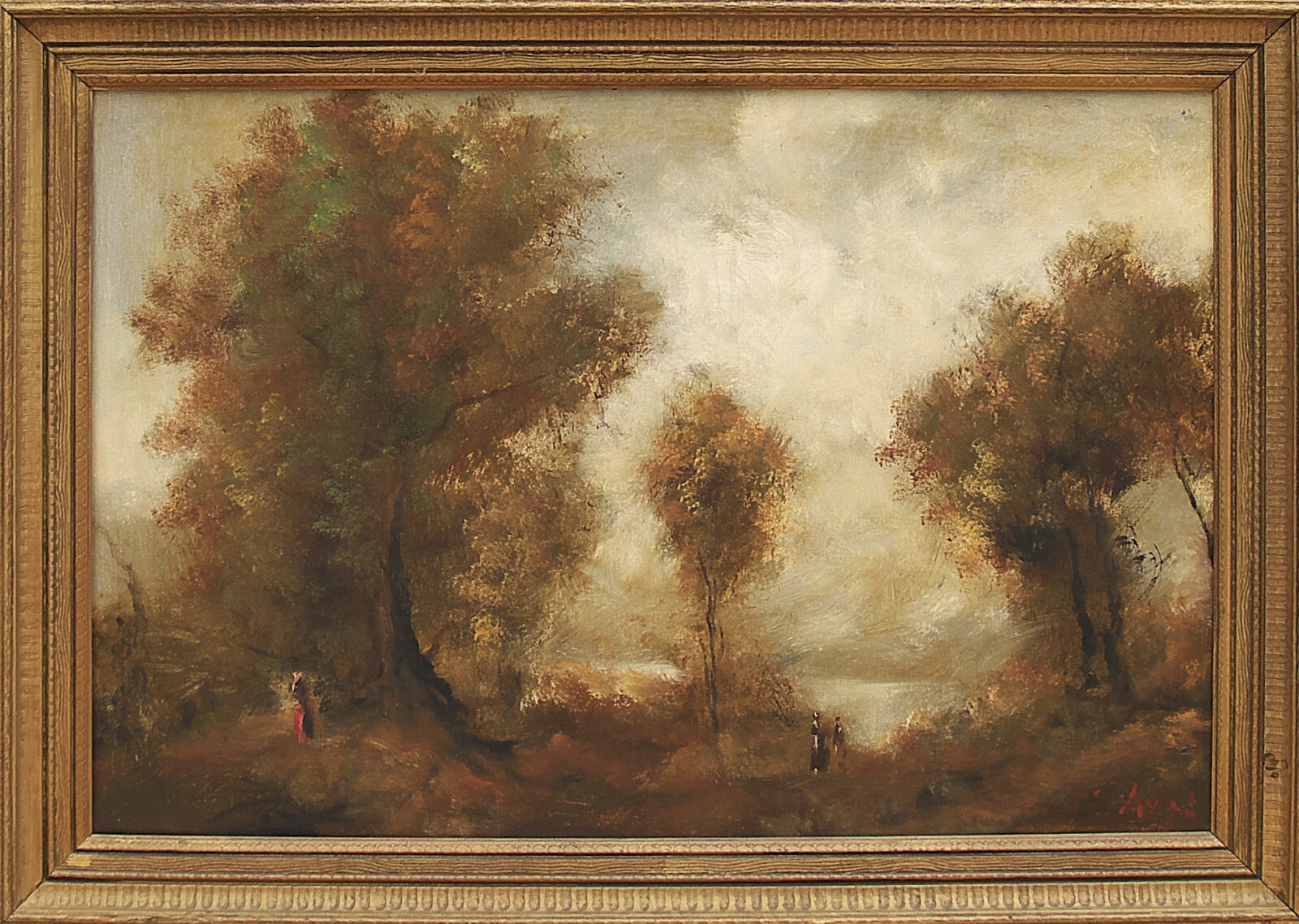 E.Aval (Italian,20 Century) Original Oil Painting Signed | eBay