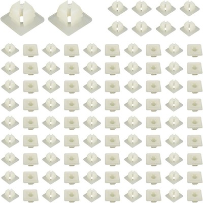 100 PCS License Plate Screw Inserts, Nylon Inserts for Front 100 | eBay