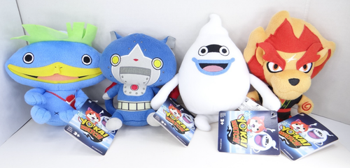Yo-Kai Watch Plush Lot Of 4 Whisper Robonyan Blazion Walkappa NWT Level ...
