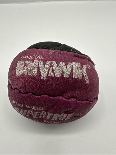 Original 1985 Balywik Mumbus Freestyle Footbag Hacky Sack Black Purple ...