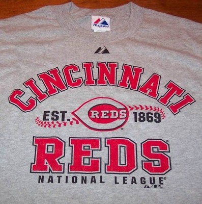 CINCINNATI REDS MLB BASEBALL EST 1869 T-Shirt MENS MEDIUM NEW | eBay